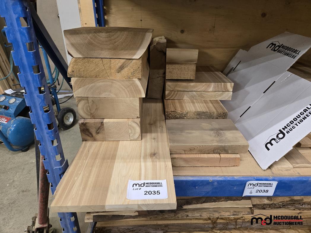 Quantity of Assorted Western Red Cedar Boards